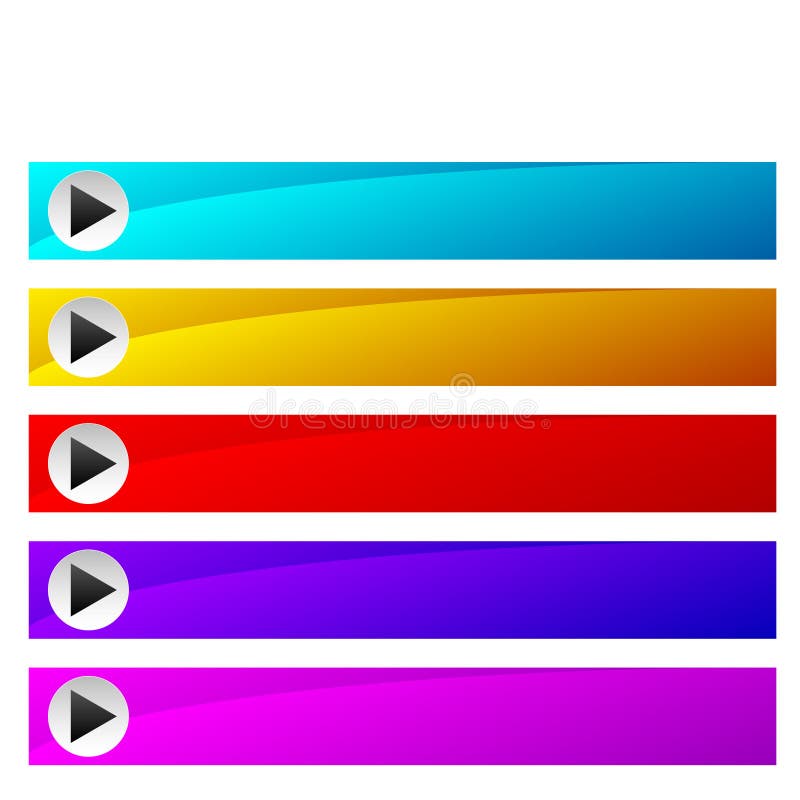 Web Button, Banner, Plaque, Bar Design Element for Your Text Message ...