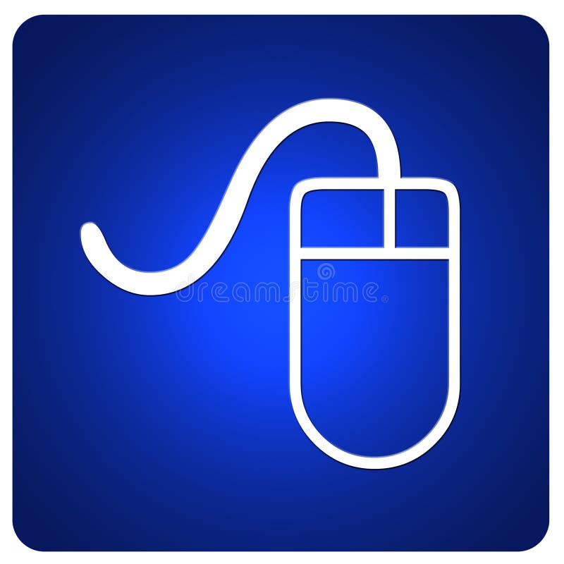 Computer Mouse Control Vector Button Stock Vector - Illustration of ...