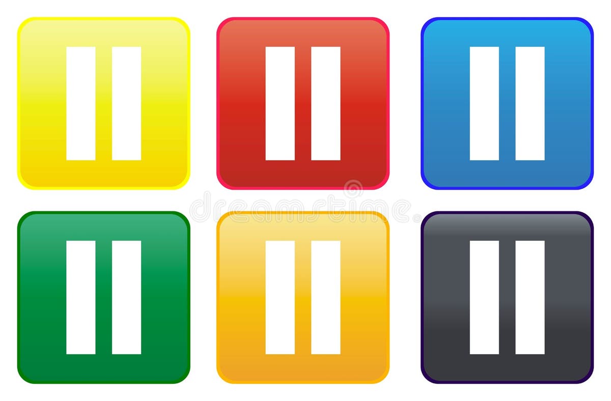 Orange Pause Button Stock Illustrations – 486 Orange Pause Button Stock ...