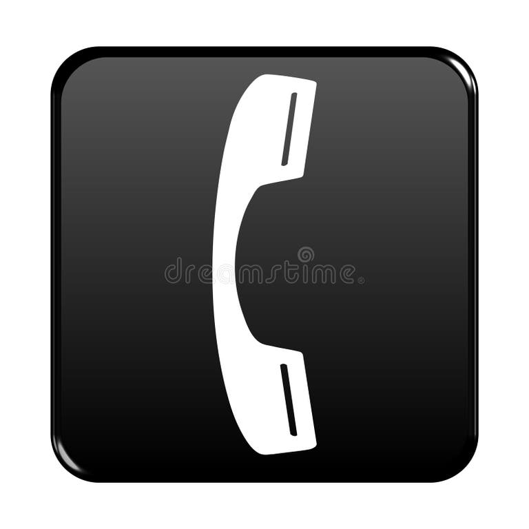Web button - phone stock illustration. Illustration of isolated - 4385817