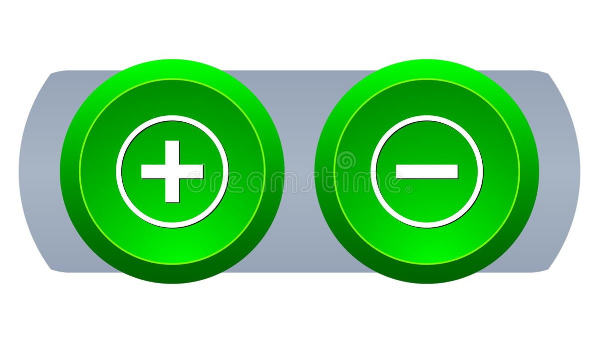 Plus Minus Button Stock Illustrations – 8,280 Plus Minus Button Stock ...