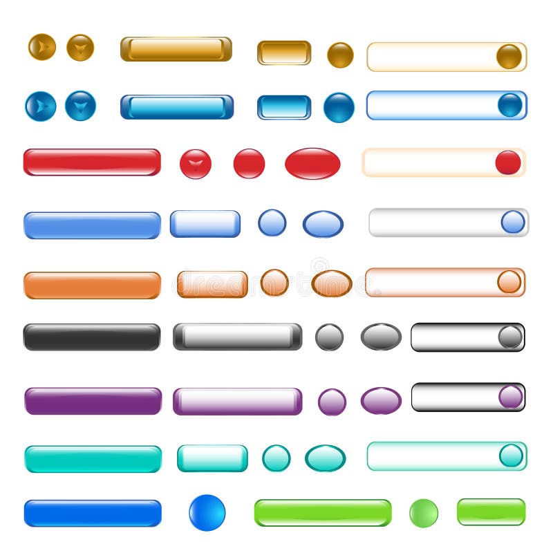 Start Orange Square Button Stock Illustrations – 606 Start Orange ...