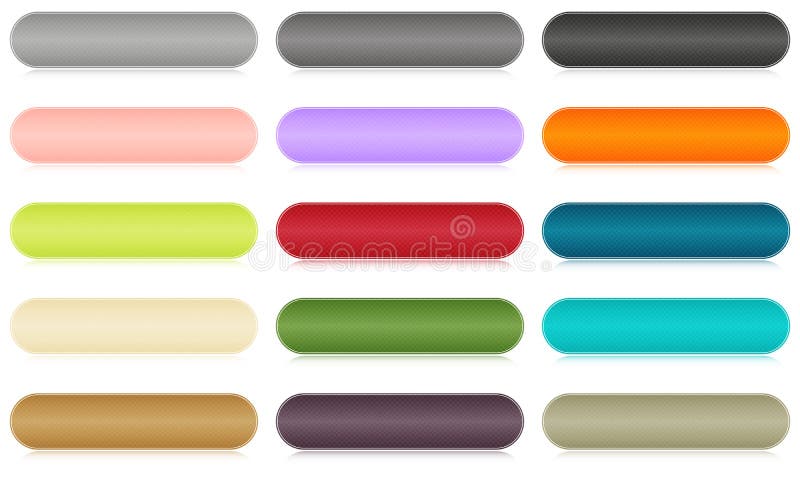 3D Rounded Buttons stock vector. Illustration of lime - 30845371