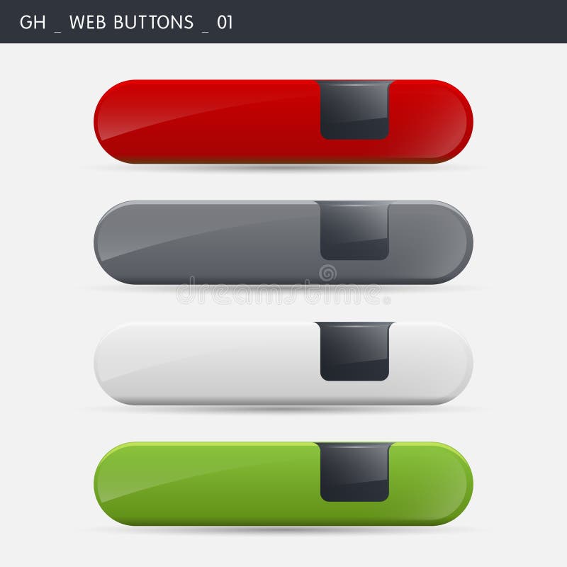 Web Buttons stock illustration. Illustration of illustrated - 16642274