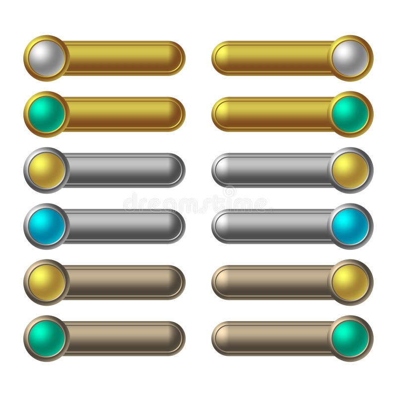 Web Buttons stock illustration. Illustration of ornamental - 2495920