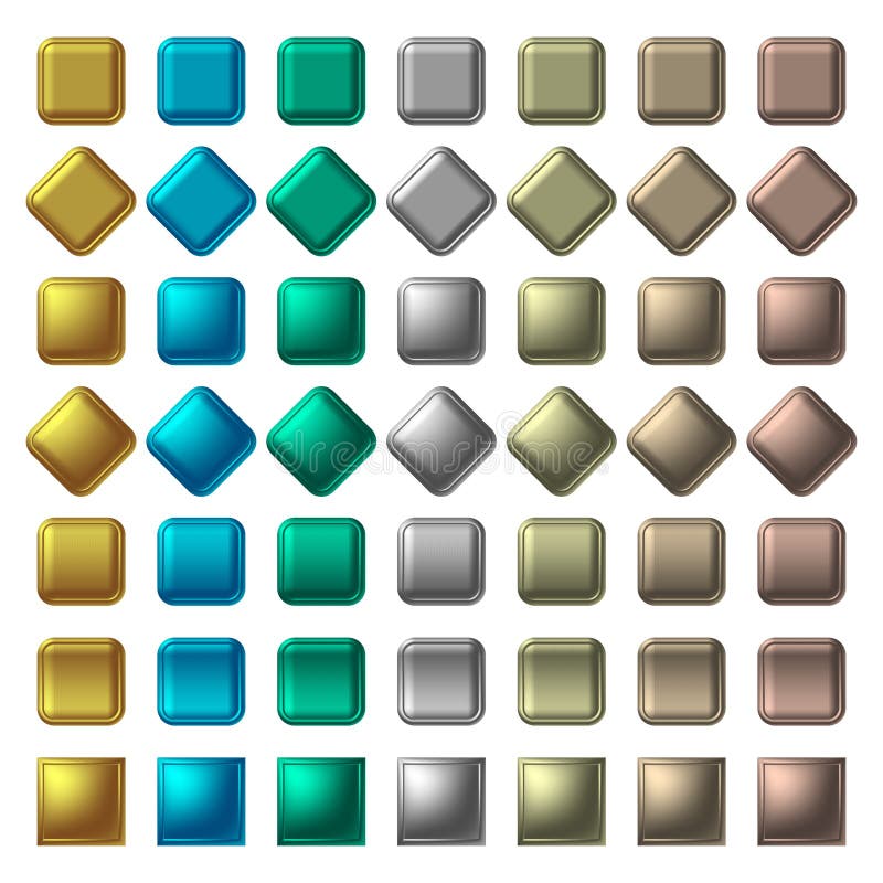 Web Buttons stock illustration. Illustration of brass - 2495928