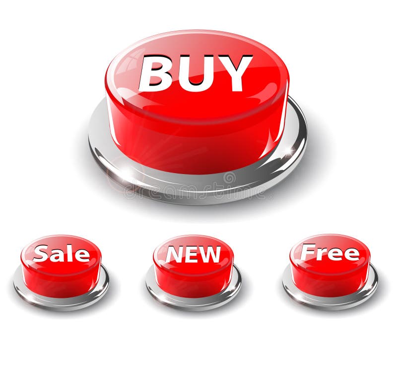 Shopping Cart Button stock vector. Illustration of business - 29729253