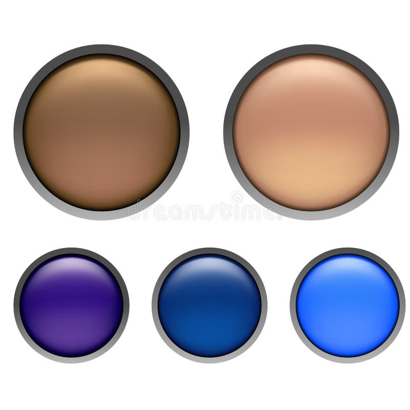 Web buttons stock vector. Illustration of press, jelly - 4264856