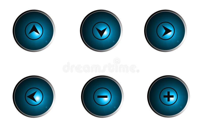Web buttons. stock vector. Illustration of ellipse, computer - 4524594