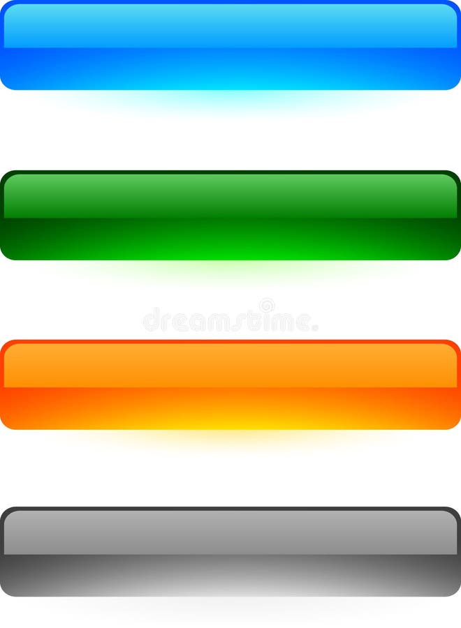 Web buttons. stock vector. Illustration of graphic, gradient - 7402315