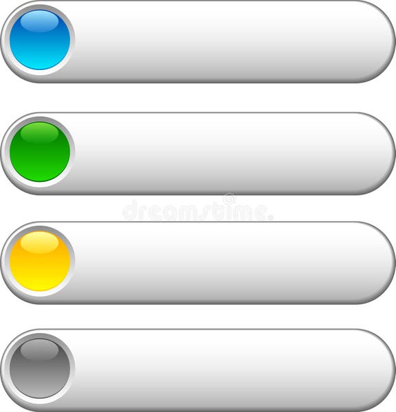 Web buttons. stock vector. Illustration of site, aqua - 7402316