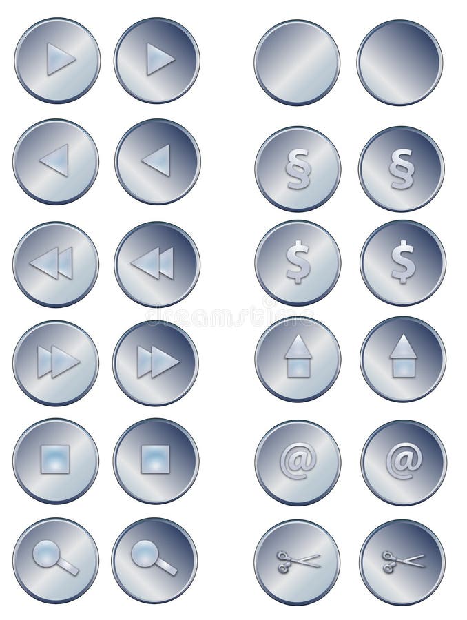 Web buttons stock illustration. Illustration of design - 755444