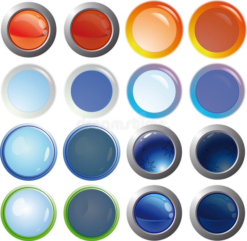 Collection of Modern Style Web Headers Stock Vector - Illustration of ...