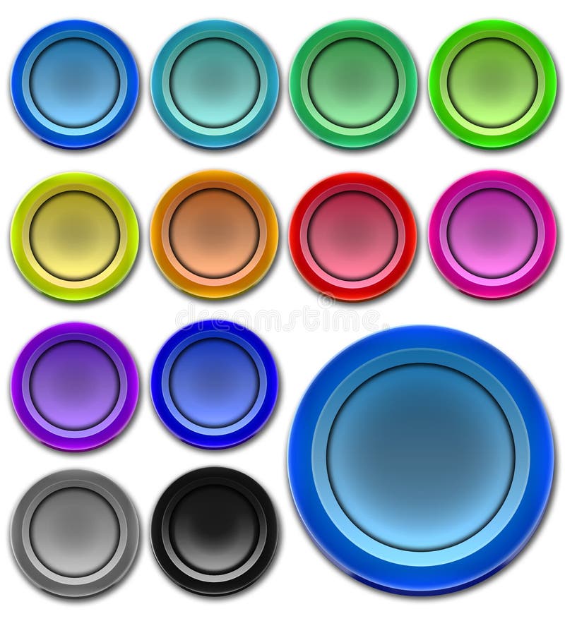 Web buttons stock illustration. Illustration of button - 8911518
