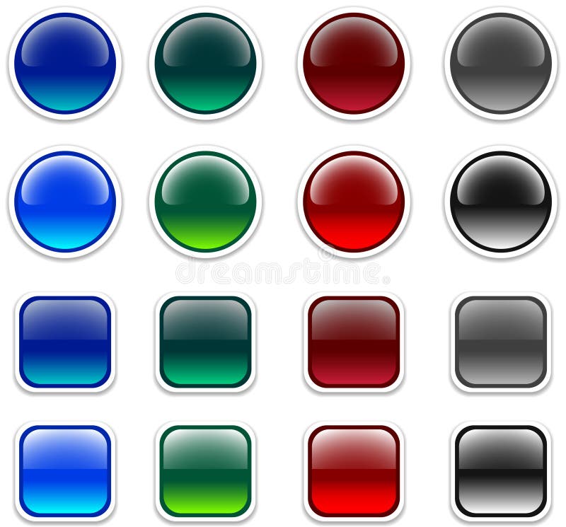 Internet buttons. stock vector. Illustration of site, buttons - 8738355