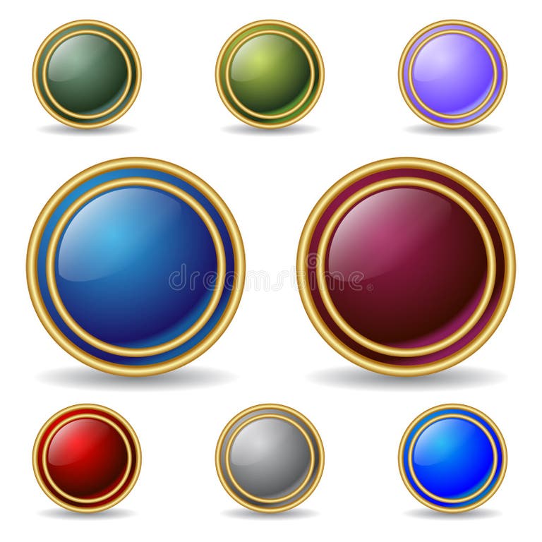 Gold Web Buttons Stock Illustrations – 5,772 Gold Web Buttons Stock ...