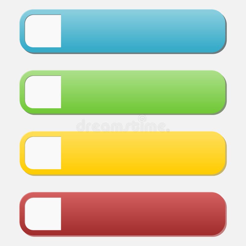 Web Buttons Infographic Numbers Stock Illustrations – 219 Web Buttons ...