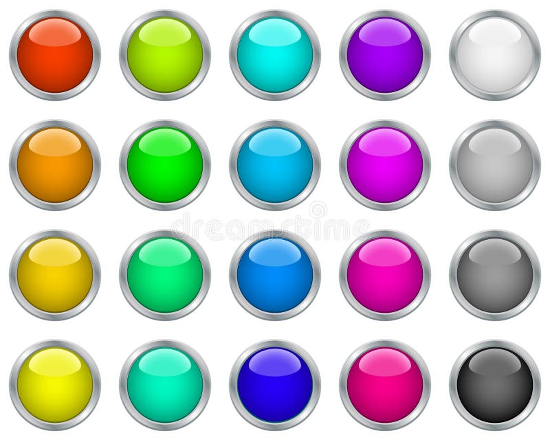 Vector Button Icon, Samples Stock Vector - Illustration of samples ...