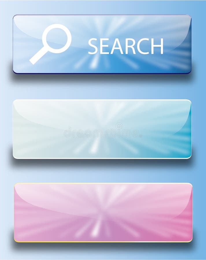 Web buttons search stock illustration. Illustration of elements - 42136583