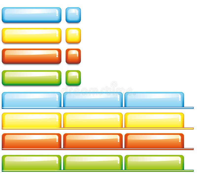 Web Buttons and Tags Squares Stock Vector - Illustration of square ...