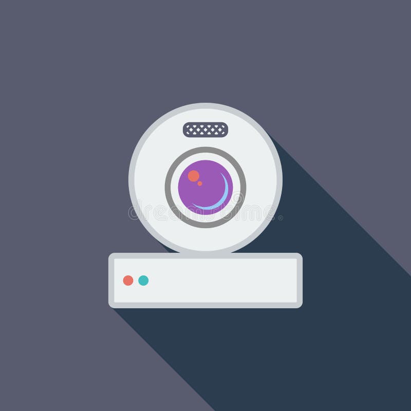 Web cam icon. stock vector. Illustration of digital, connected - 90679863