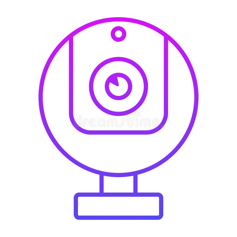 Web Came Icon Modern Illustration Stock Vector - Illustration of vector ...