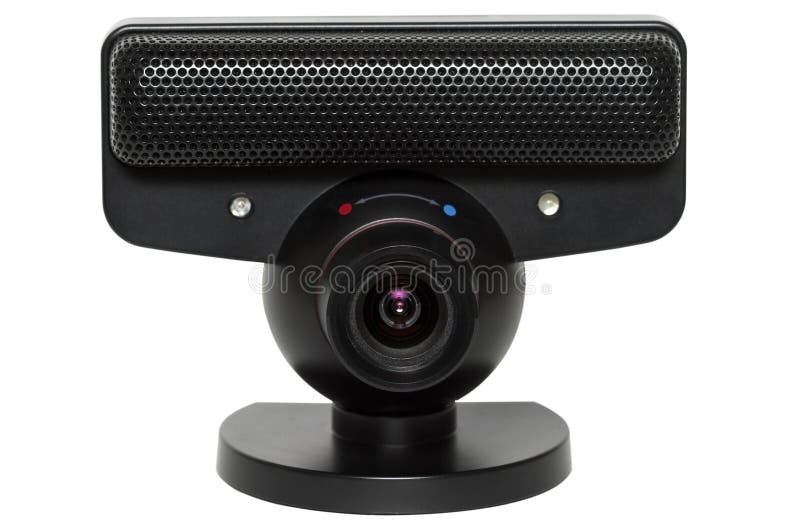 Web Camera on Laptop Isolated Stock Image - Image of isolated ...