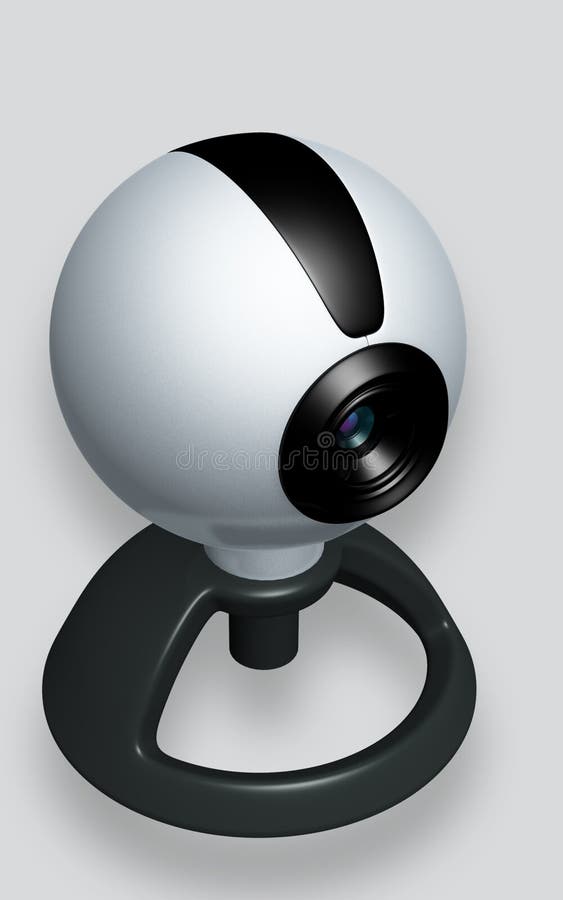 Web camera stock illustration. Illustration of call, lens - 13787325