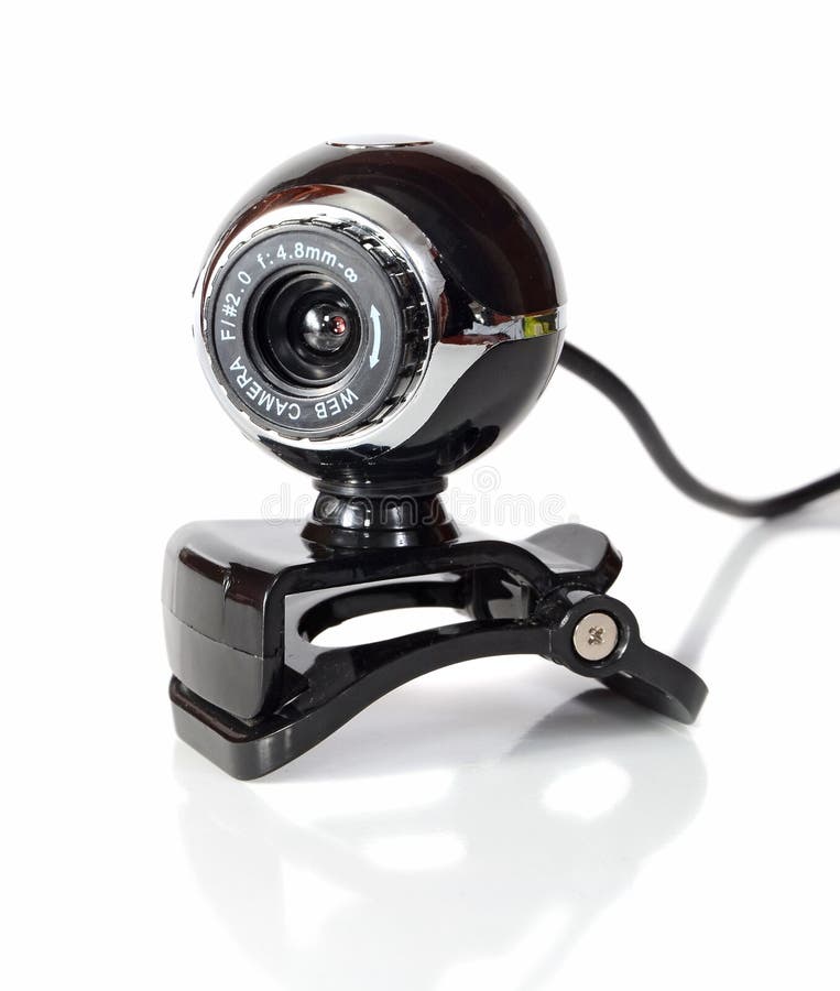 Web camera stock image. Image of isolated, lens, recorder - 22819979