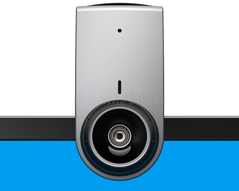 Web camera communication stock illustration. Illustration of multimedia ...