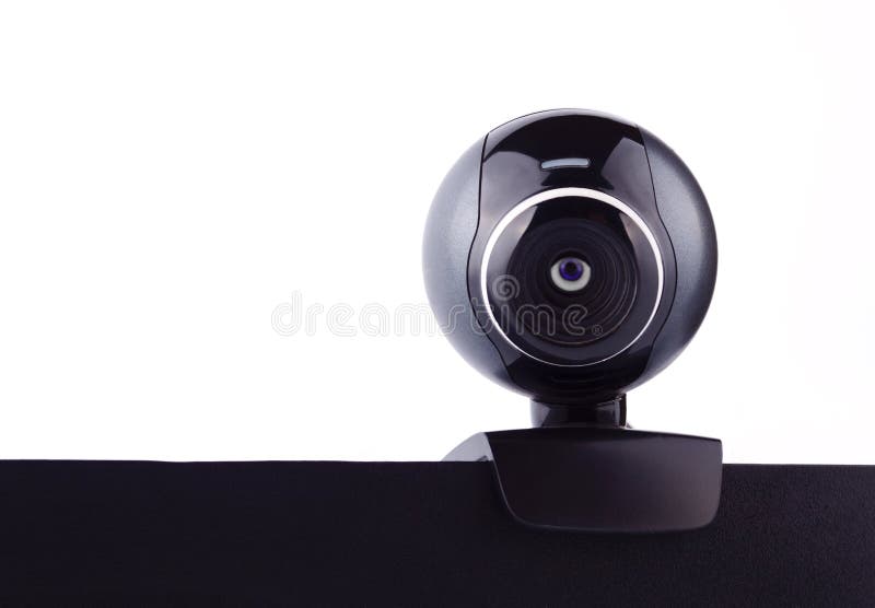 Web Camera with the Eye, Making it S Surveillance Stock Image - Image ...