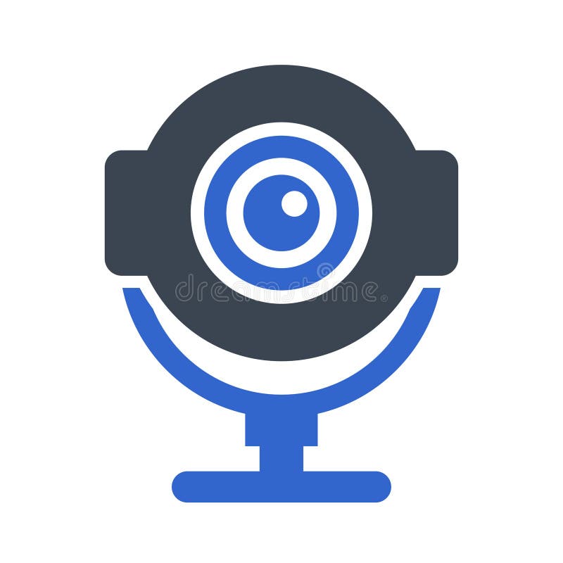 Web camera icon stock vector. Illustration of live, icon - 194484070