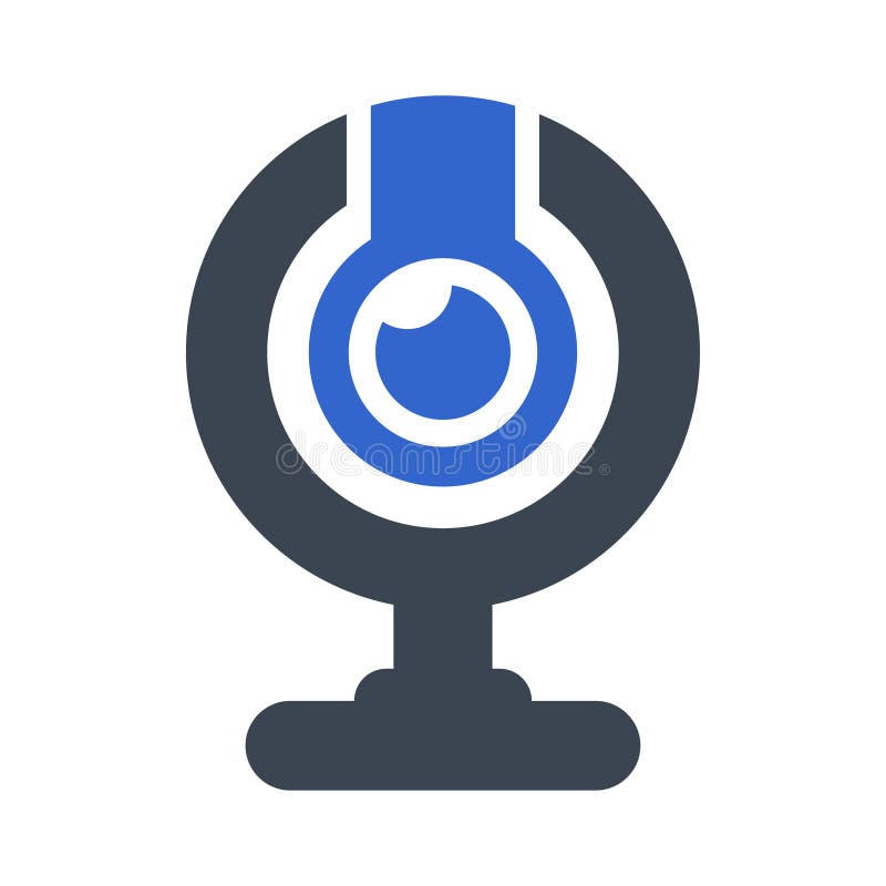 Web camera icon stock vector. Illustration of chatting - 203090879