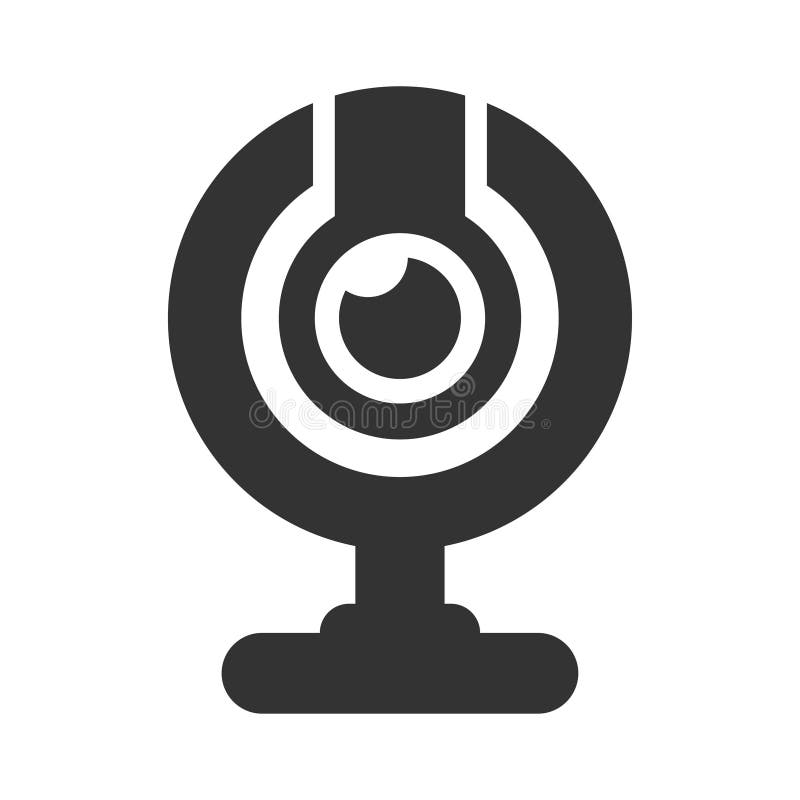 Web camera icon stock vector. Illustration of symbol - 203091046