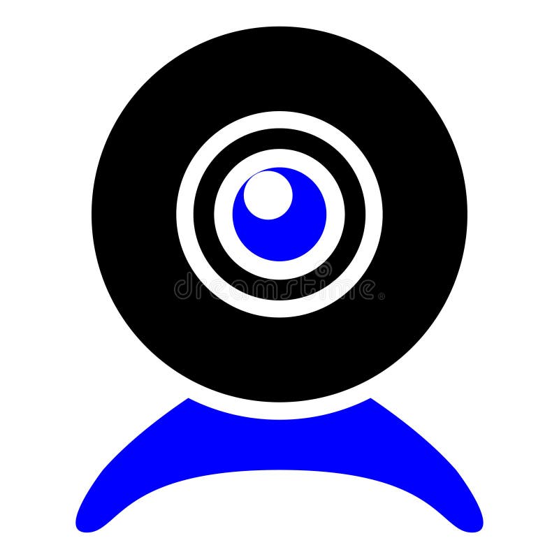 Web Camera Icon in Dualtone Style Stock Vector - Illustration of video ...