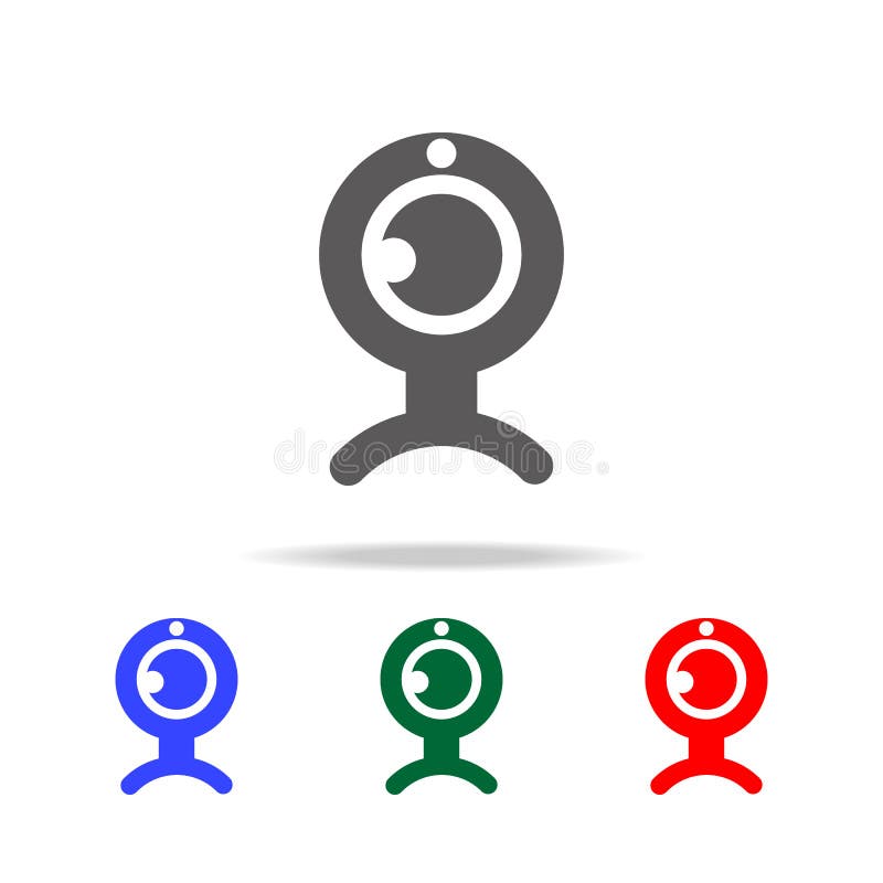 Web Camera Icon. Elements in Multi Colored Icons for Mobile Concept and ...