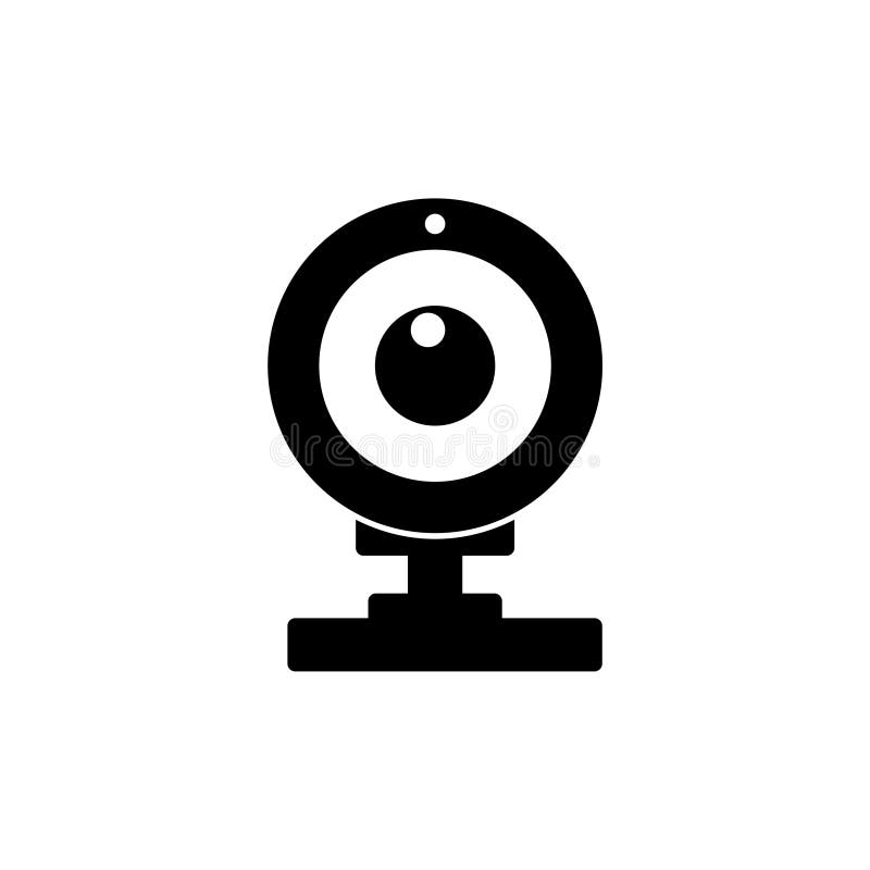 Web camera icon or logo stock vector. Illustration of data - 138146317