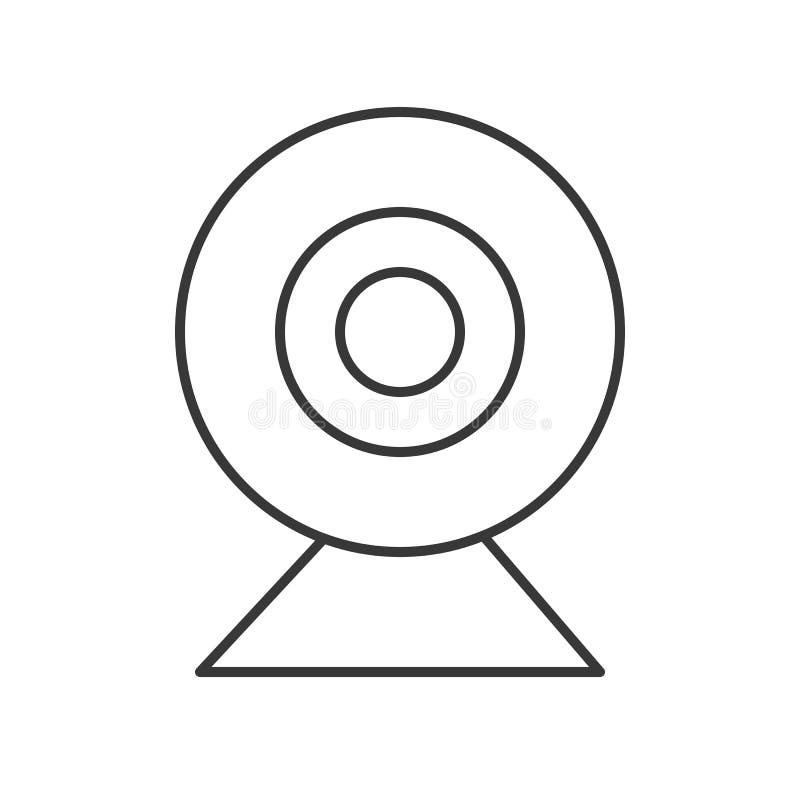 Web Camera Icon, Pictogram Pixel Perfect Vector Stock Vector ...