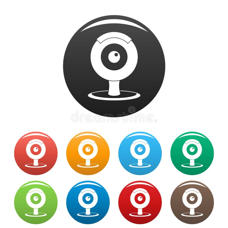 Conference Camera Icon, Simple Style Stock Vector - Illustration of ...