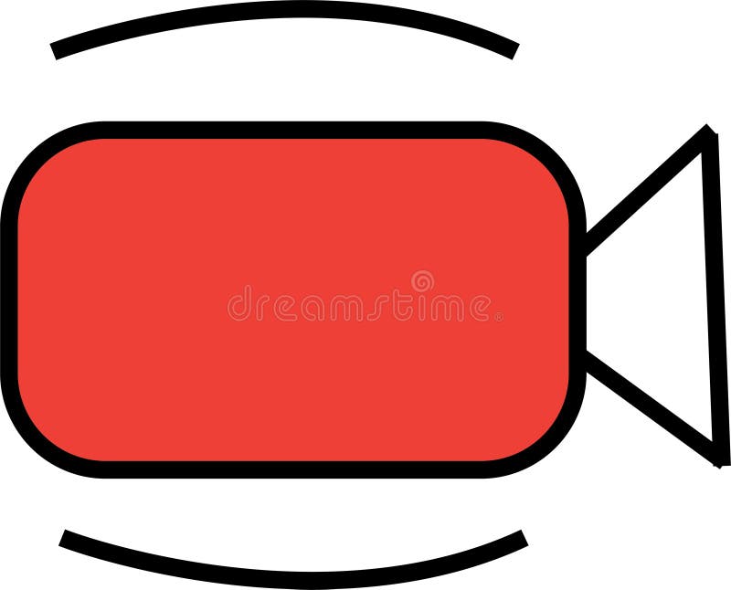 Web Camera Indicator As Symbol Stock Vector - Illustration of circle ...