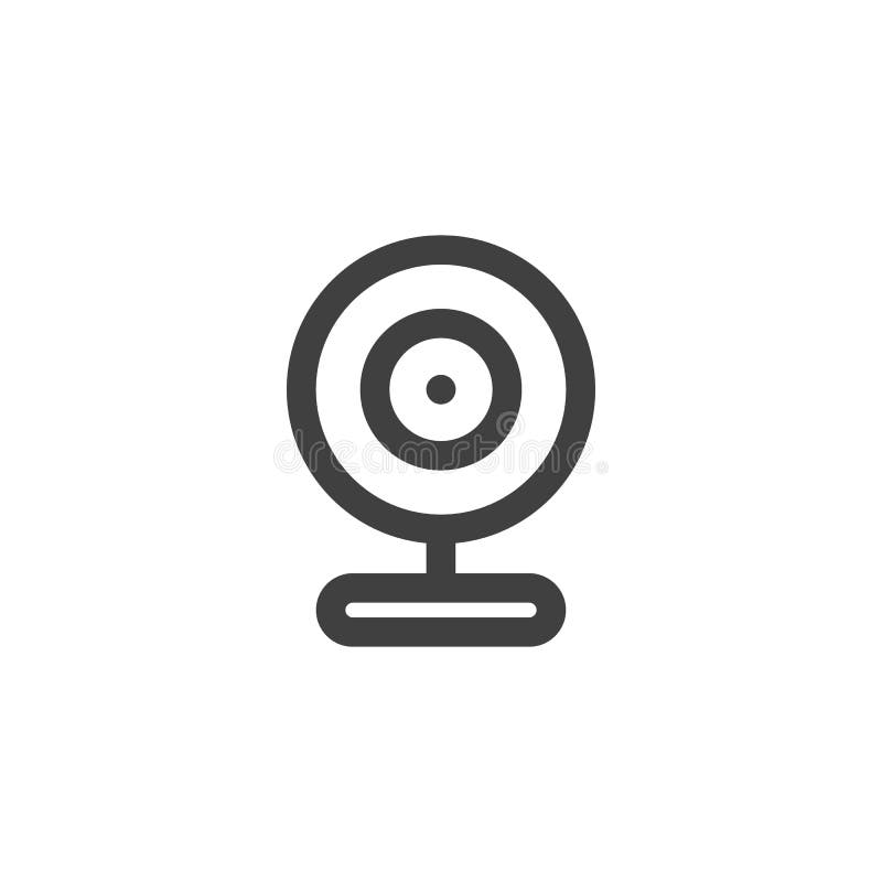 Webcam Outline Stock Illustrations – 4,299 Webcam Outline Stock ...