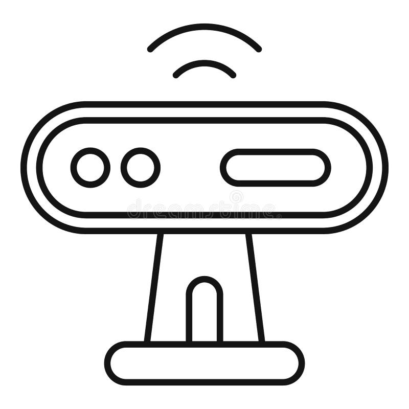 Web Camera Sensor Icon, Outline Style Stock Vector - Illustration of ...