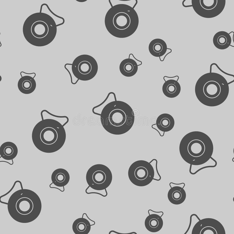 Web Camera Solid Seamless Pattern, Remote Work Theme. Vector Graphics ...