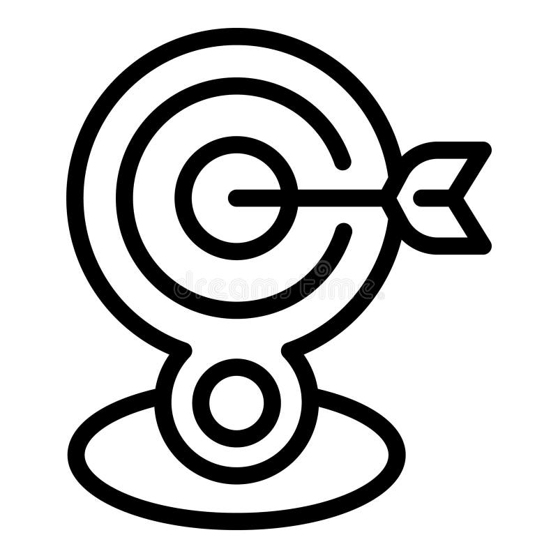 Web Camera with Target Icon Stock Vector - Illustration of accessory ...