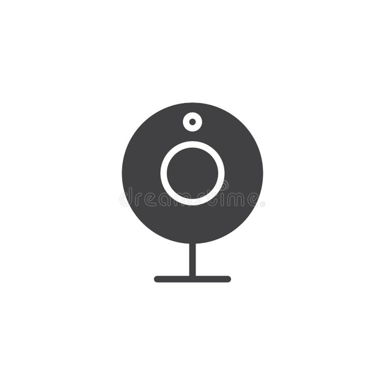 Web camera vector icon stock vector. Illustration of flat - 116072888