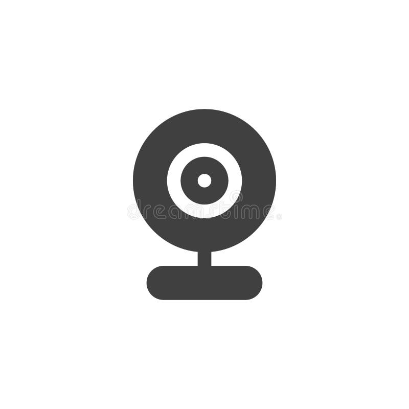 Web Camera, Webcam Line Icon, Outline Vector Sign, Linear Style ...