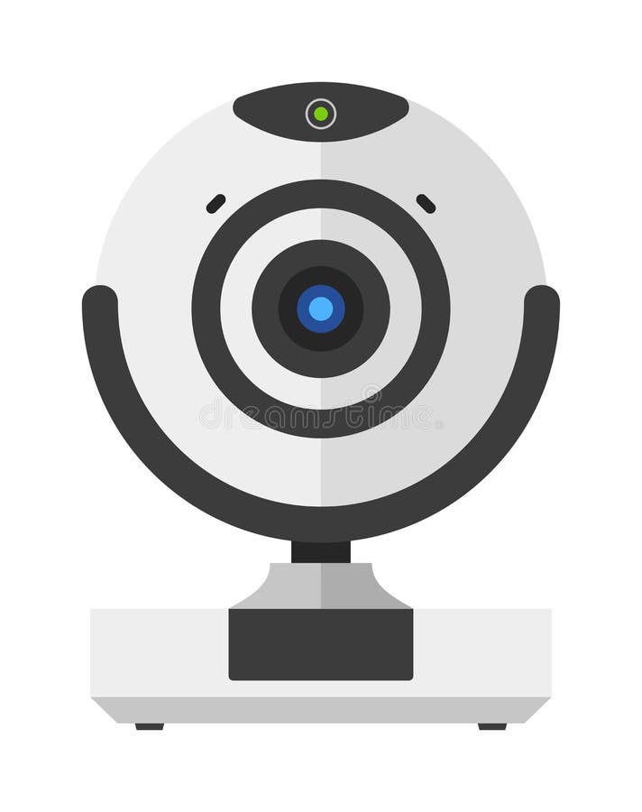 Web Camera Vector Illustration Stock Vector - Illustration of ...