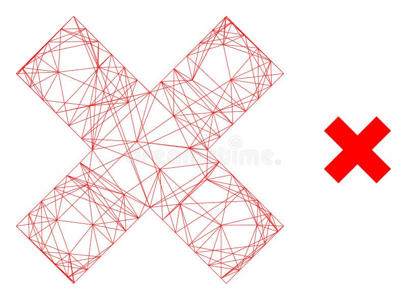 Web Carcass X-Cross Vector Icon Editorial Image - Illustration of ...