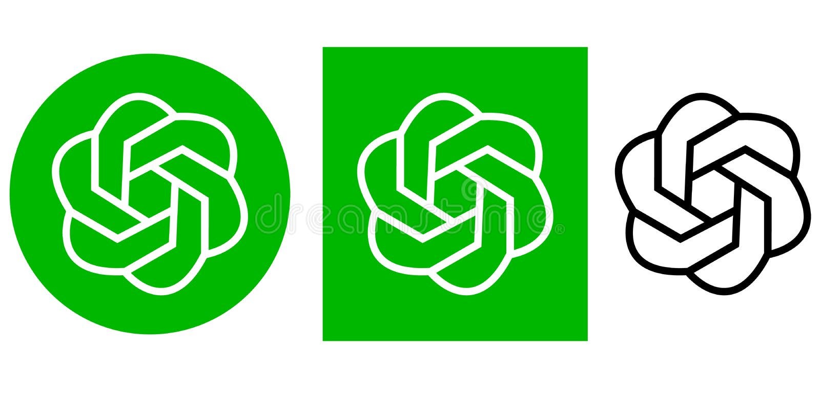 ChatGPT Logo Vector, AI Chatbot by OpenAI Vector, ChatGPT Logos for ...