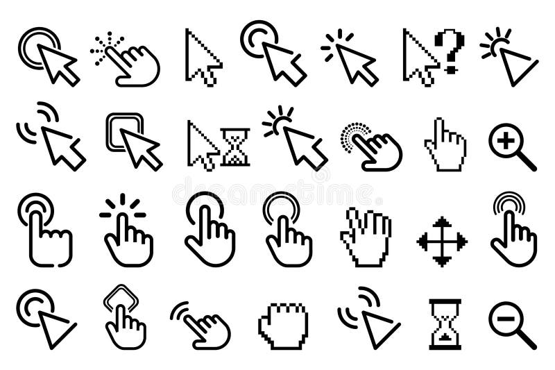 Web stock vector. Illustration of technology, hand, selection - 332819610